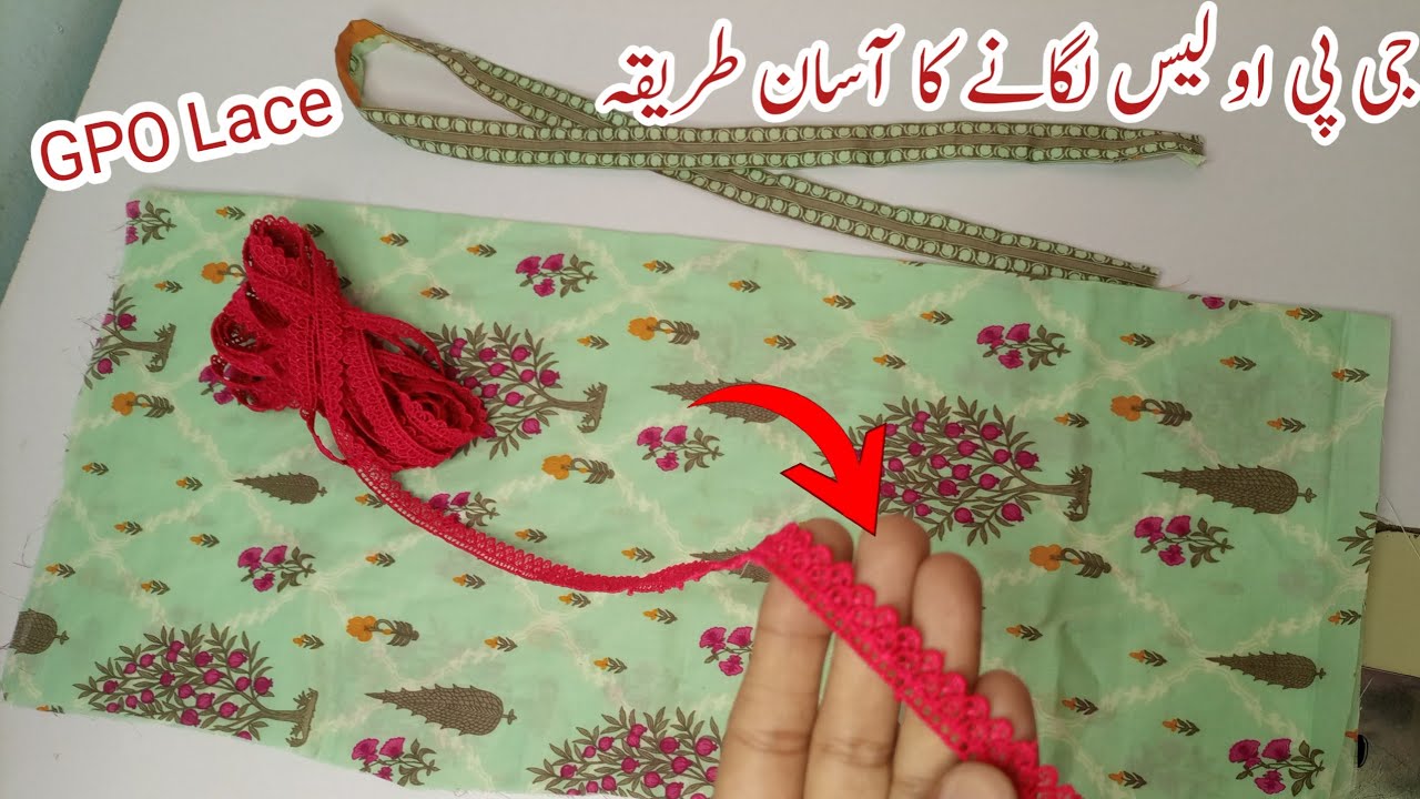 Sewing tips For Biggness | Attach GPO Lace & Border Sleeves easy way ...