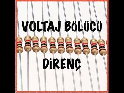 Direnç ile Voltaj düşürme / bölme