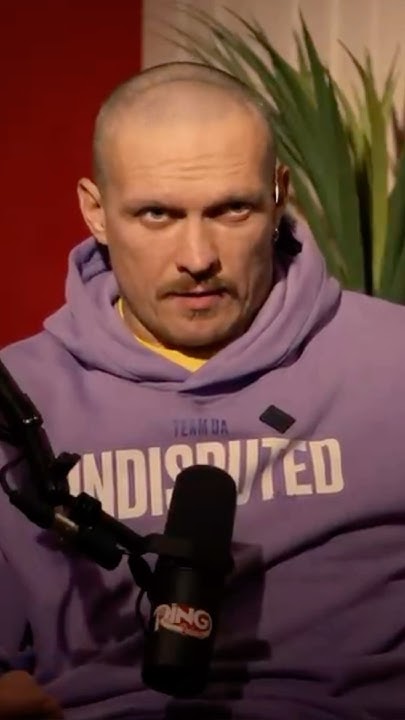 Усик про те ким мріяв стати у дитинстві 🎥 Ring Magazine