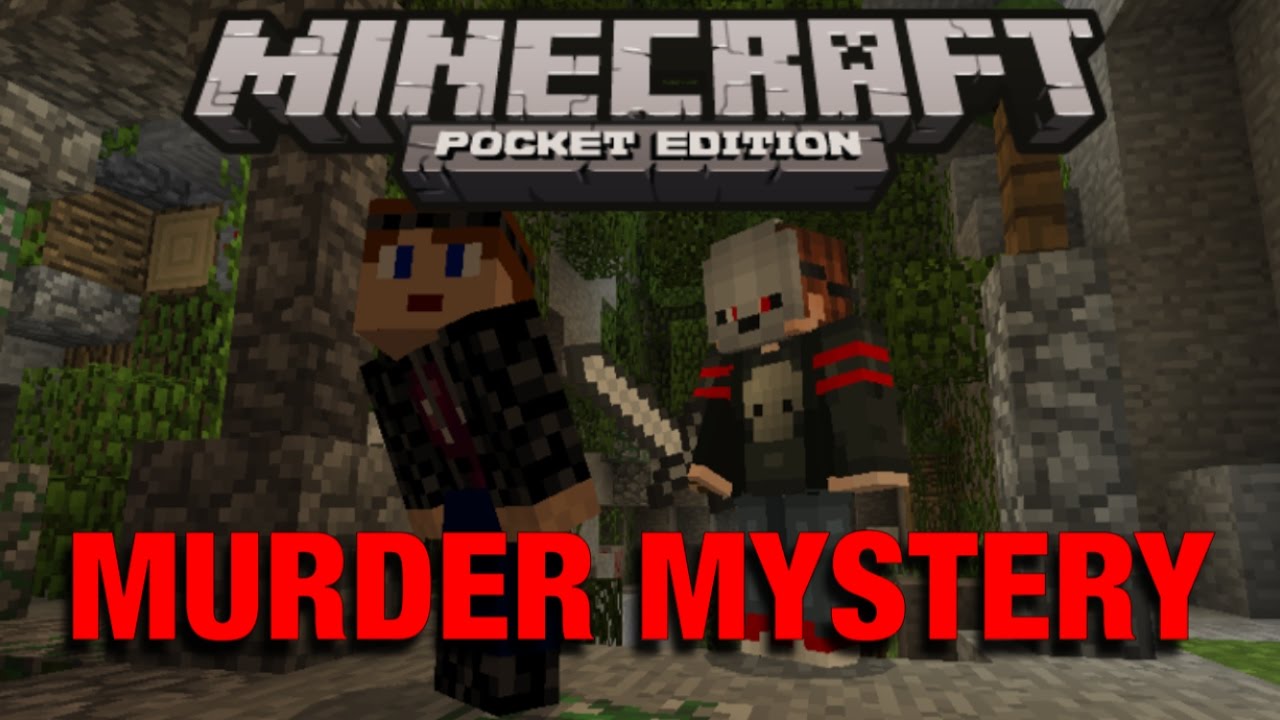 MURDER MYSTERY IN MINECRAFT PE! - YouTube