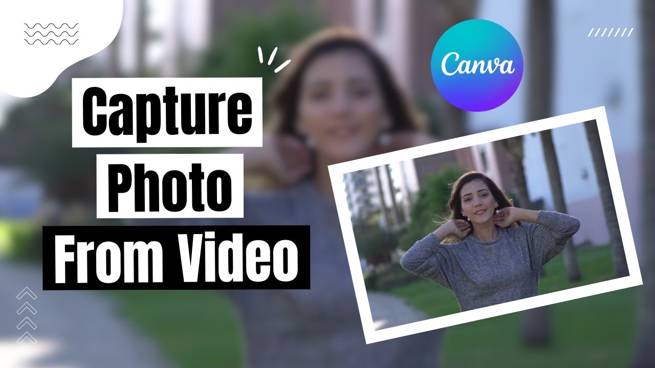 How to Capture Photo from Video in Canva? | Canva Tutorial - YouTube