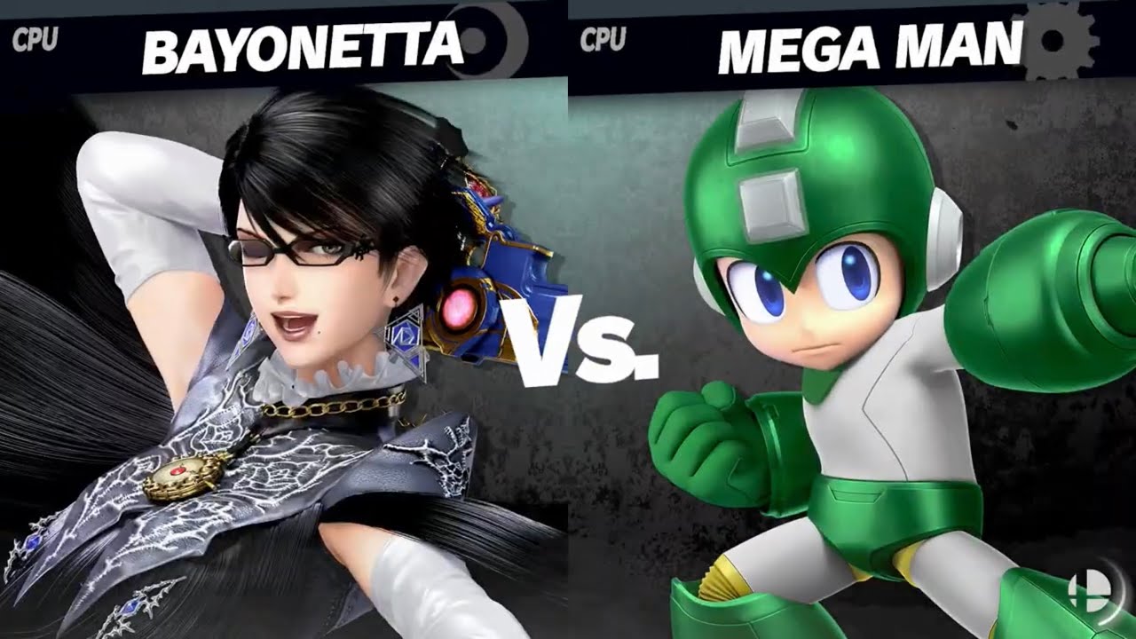Super Smash Bros. Ultimate - Bayonetta (Bayo 2) vs Mega Man (Green ...