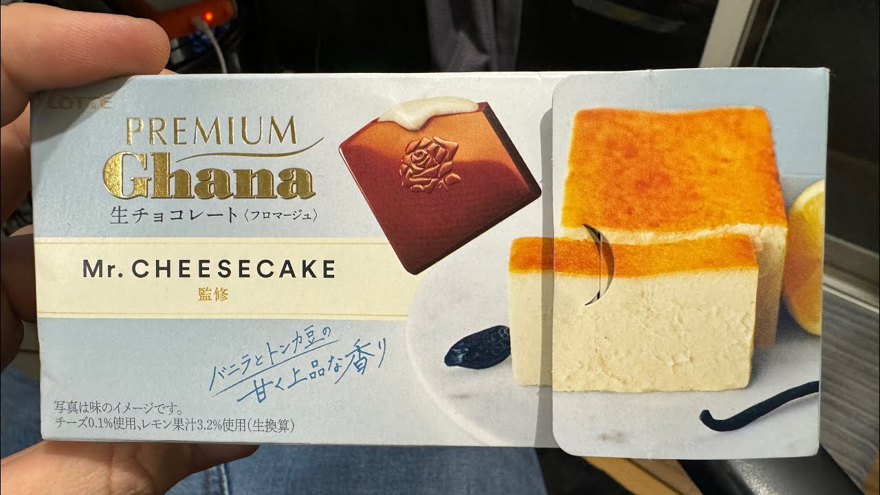 Lotte “Mr. Cheesecake” Chocolate Cheesecake Review - YouTube