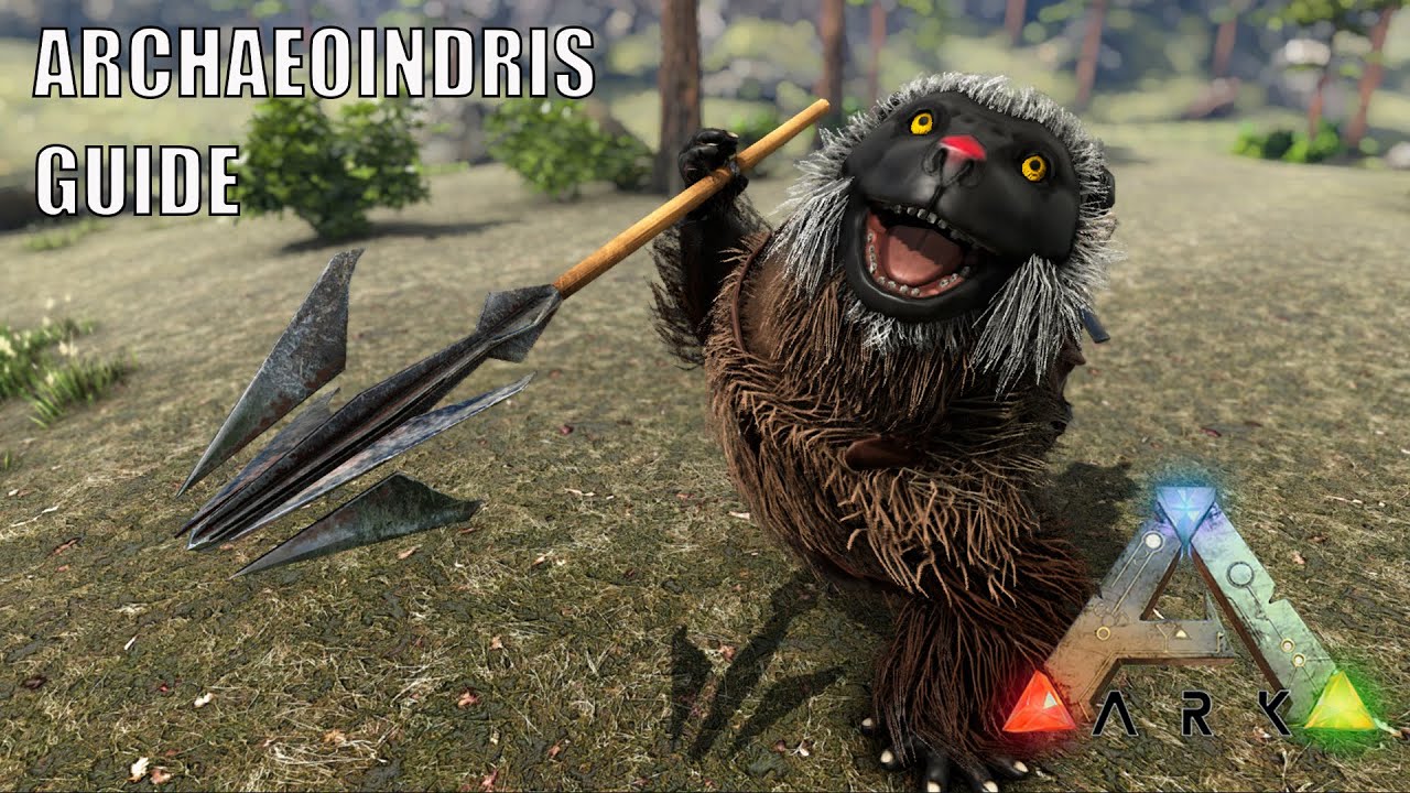 ARCHAEOINDRIS | CREATURE GUIDE[ARK MODDED GAMEPLAY] - YouTube