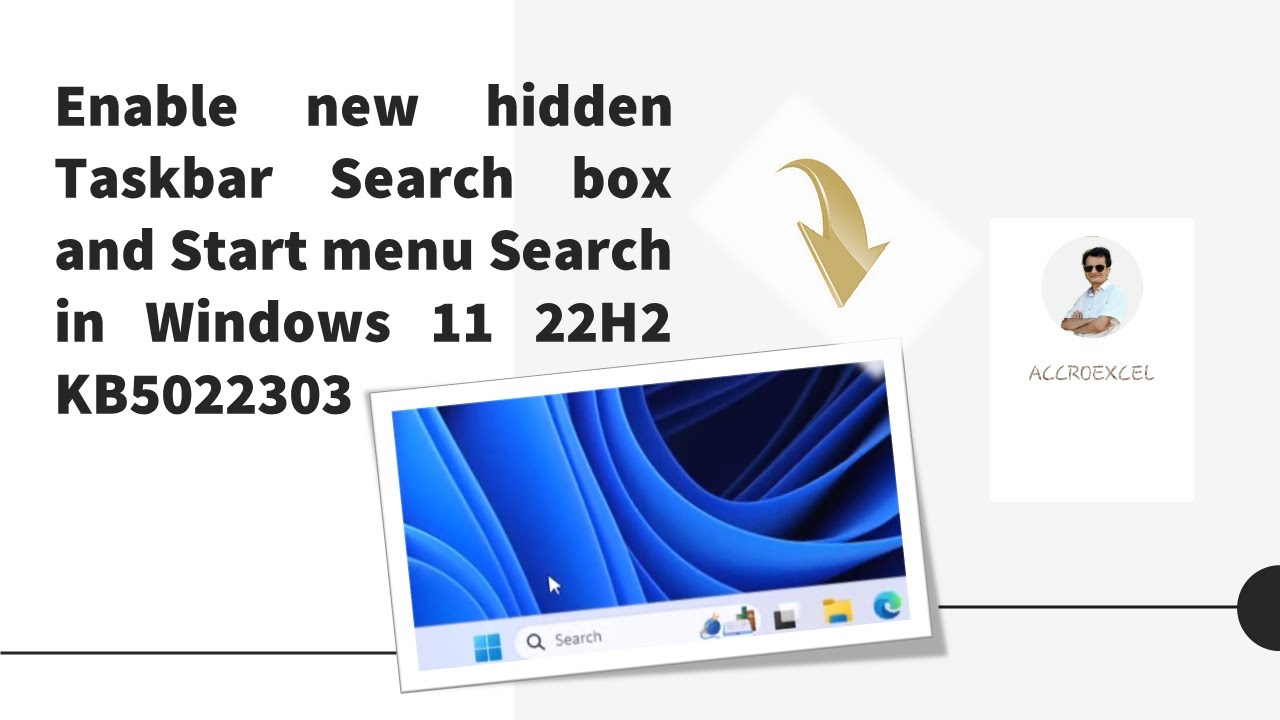 Enable new hidden Taskbar Search box and Start menu Search in Windows ...