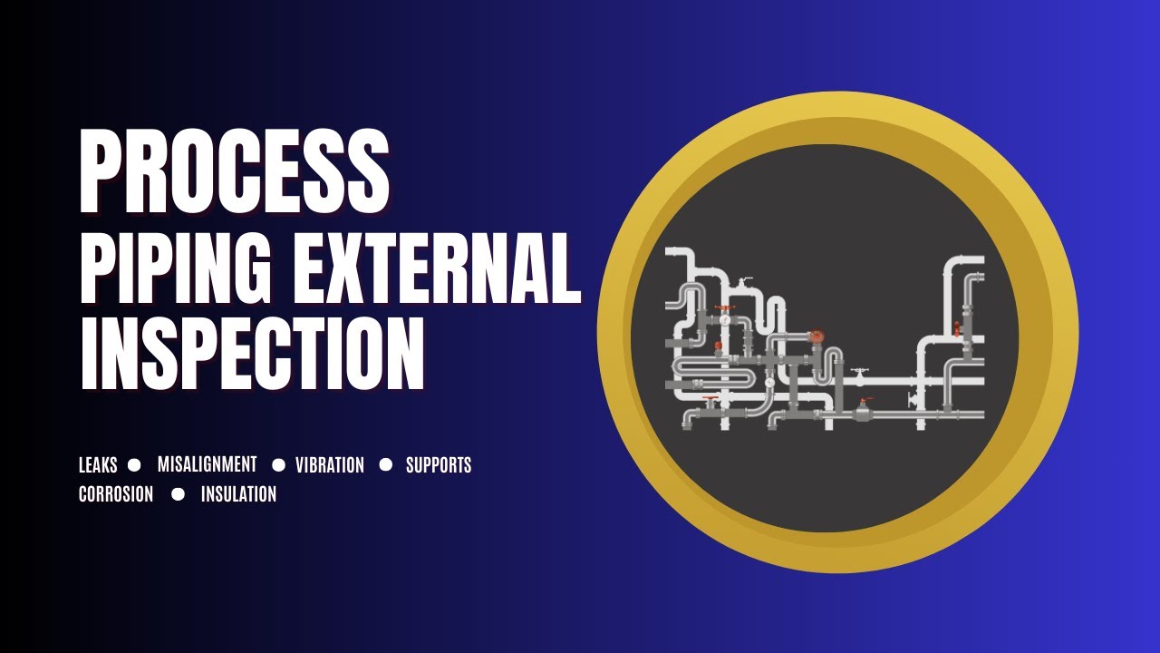 Process Piping External Inspection - YouTube