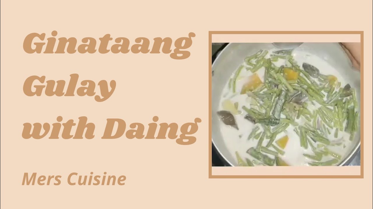 How to cook Ginataang Gulay with Daing | Mers Cuisine - YouTube
