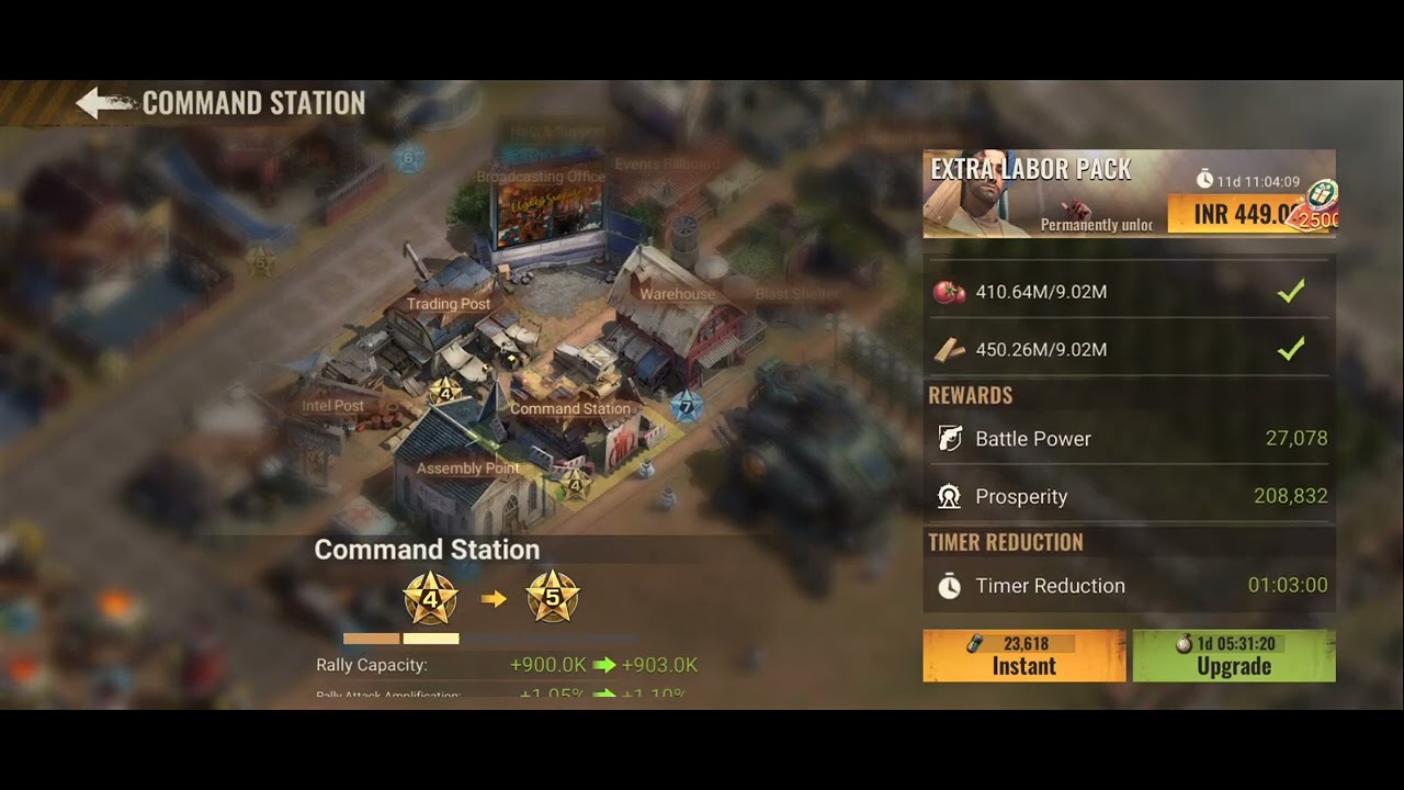 State of Survival Game || Better Choice: COMMAND STATION Level 4.1 or 4 ...