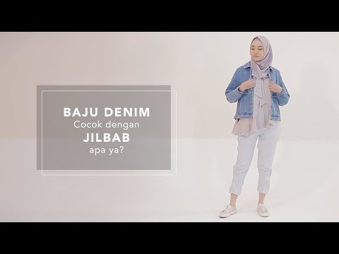 Baju Denim Cocok dengan Jilbab apa ya?