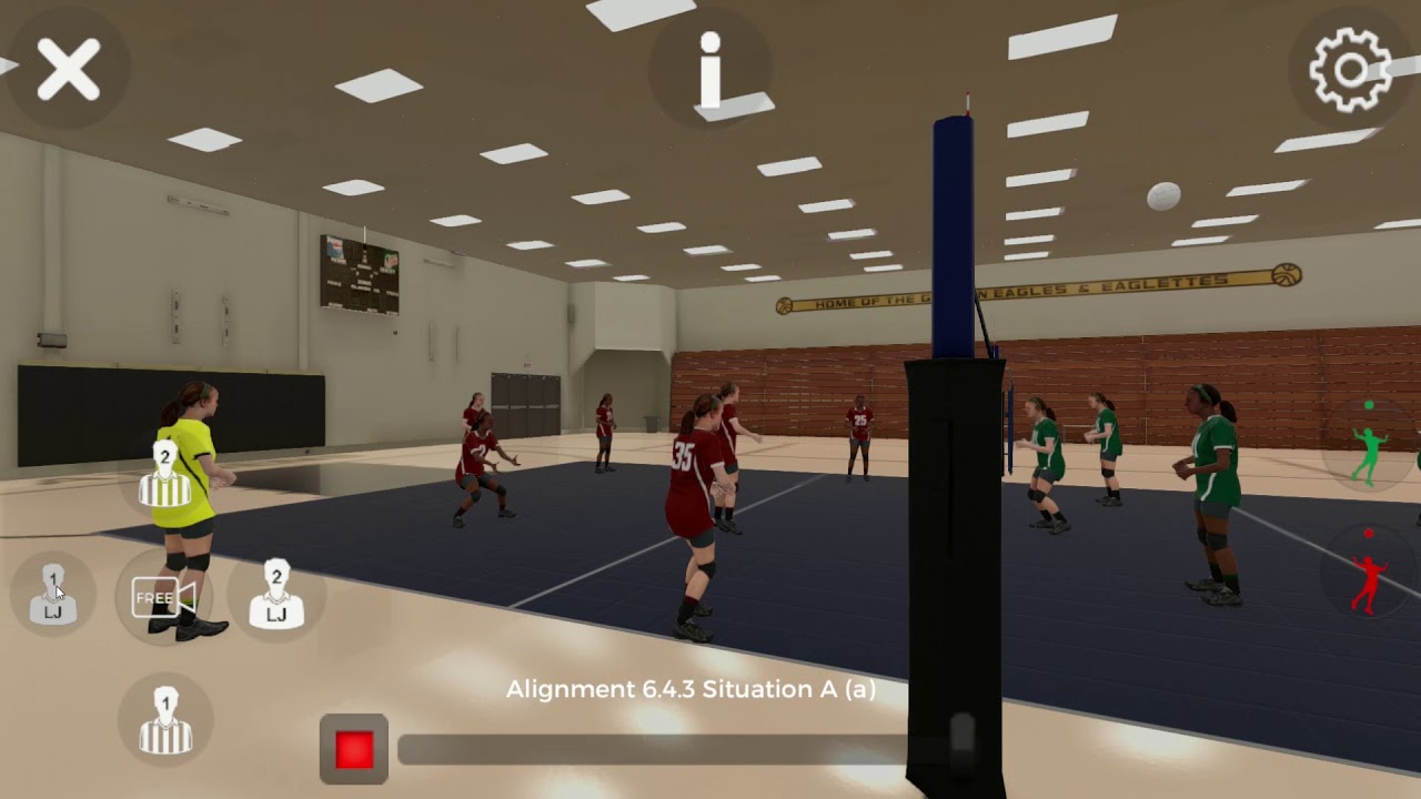 Get It Right Volleyball Training Simulation Demo - YouTube