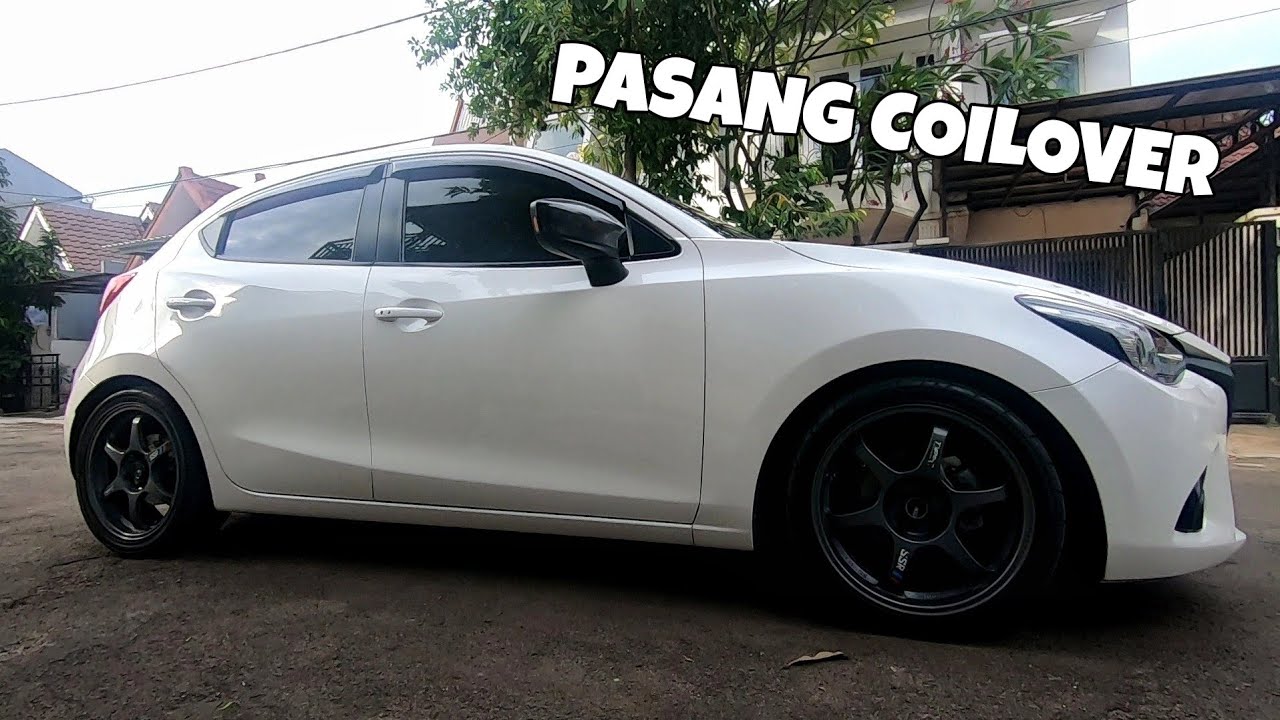 [TUTORIAL] Pasang Coilover Tein Flex Z Mazda2 Skyactive || Ganti Shockbreaker - YouTube
