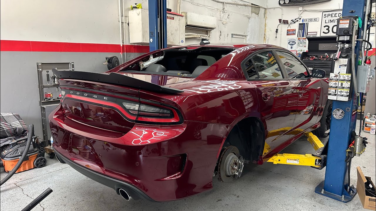 Saving My Destroyed Dodge Charger 392 From A Auto Auction Part 2 - YouTube