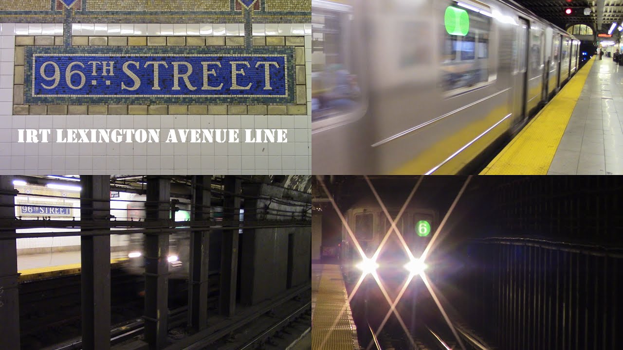 IRT Lexington Avenue Line: 6 Trains at 96 St [R62A] - NYC Subway - YouTube