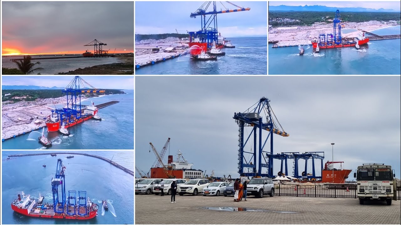 Ceremony at Vizhinjam international sea port Thiruvananthapuram 💓 ...