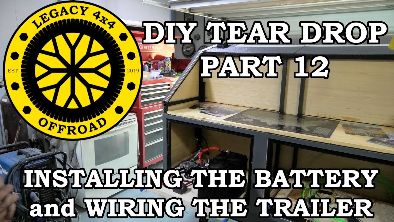 DIY Tear Drop Part 12 - Installing the Electrical System - YouTube
