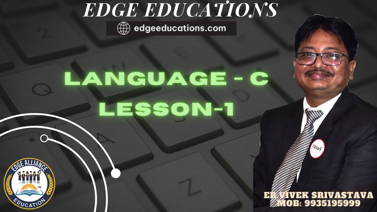 1 C language lesson 1 - YouTube