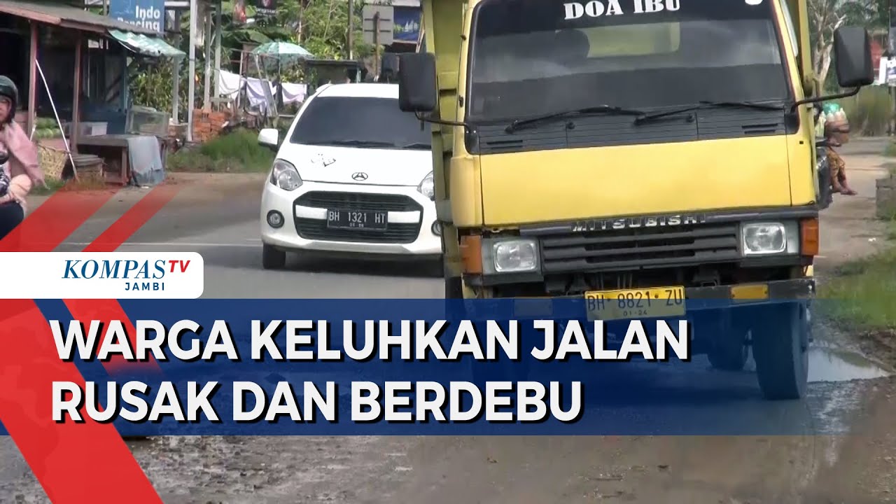 Warga Keluhkan Jalan Rusak Dan Berdebu - YouTube