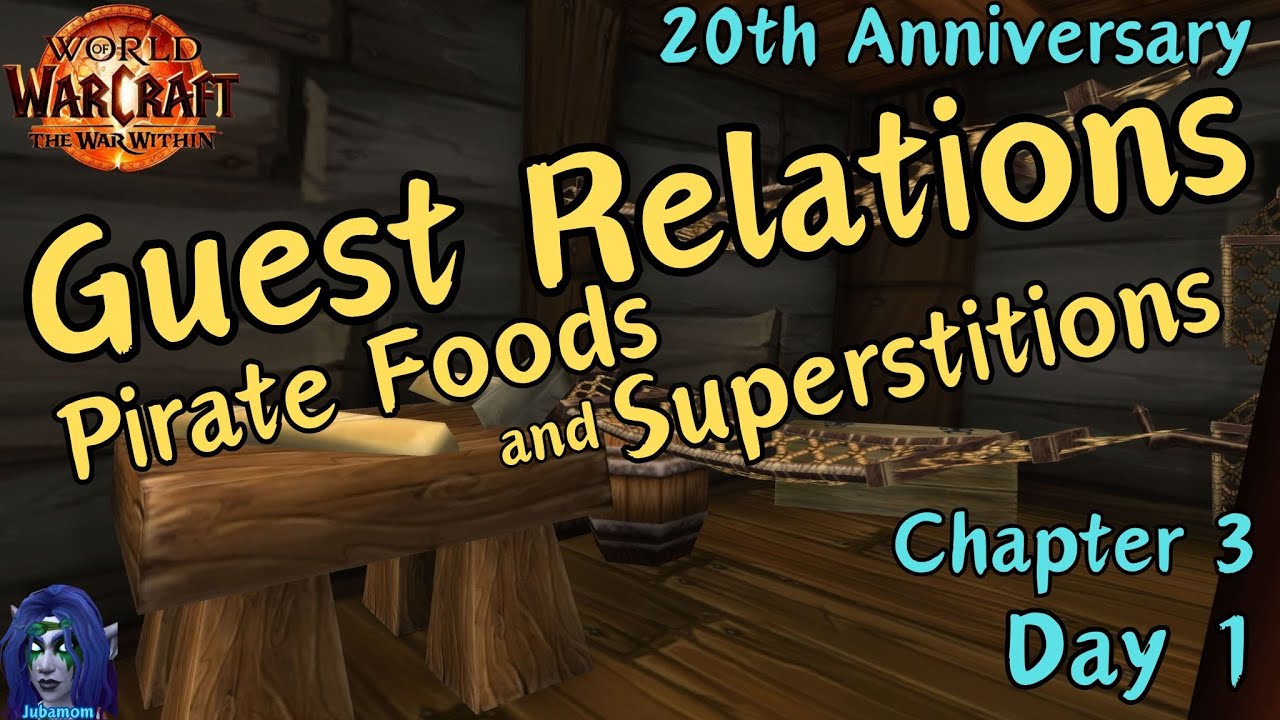 Pirate Foods and Superstitions: Guest Relations Chapter 3 Day 1 - YouTube