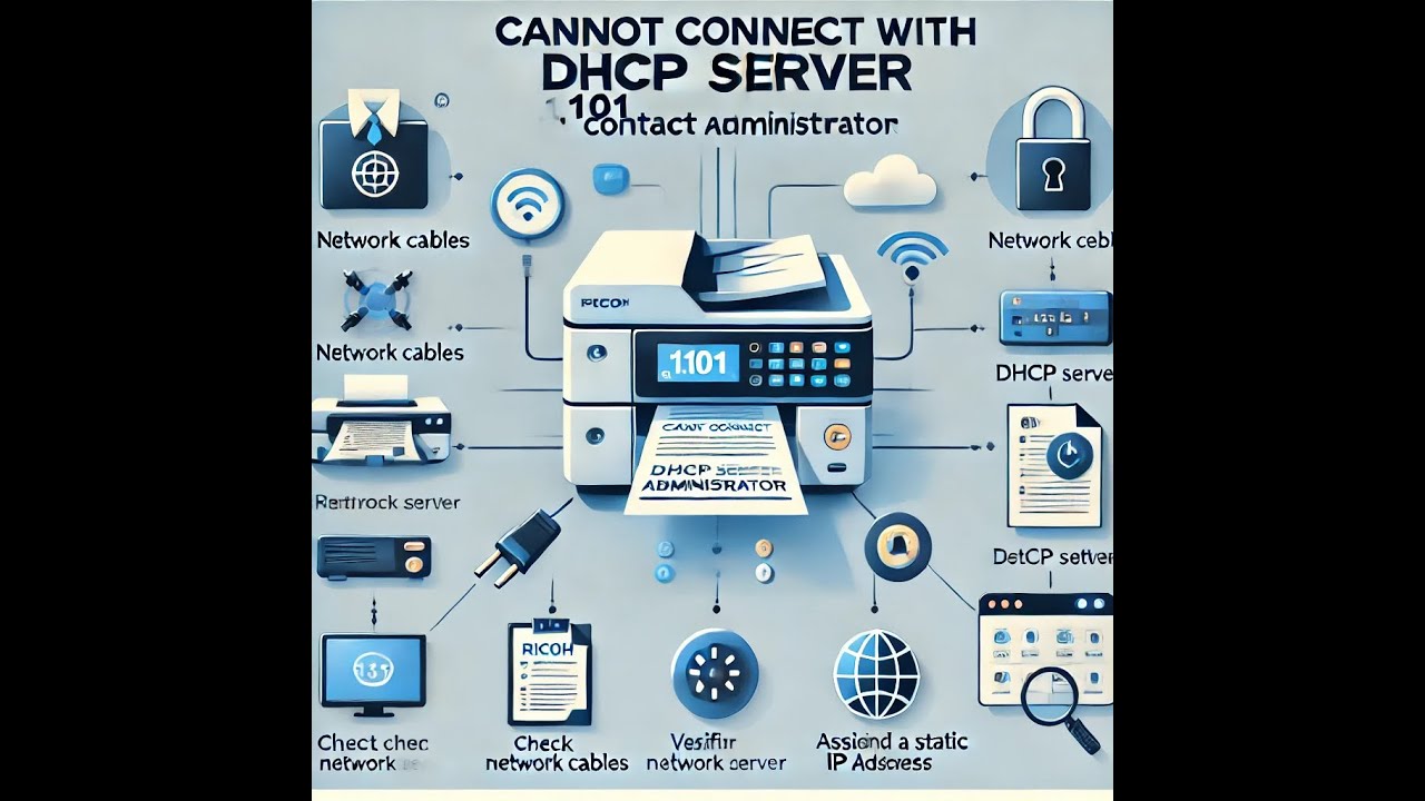 How to fix "Cannot connect with DHCP server .101 contact administrator ...