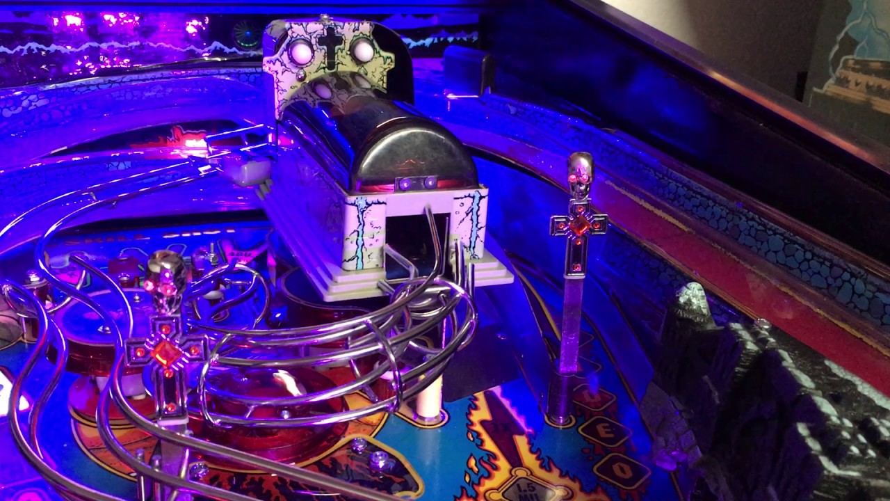 Pinball Bram Stoker's Dracula (BSD), Mod Cross Skull - YouTube