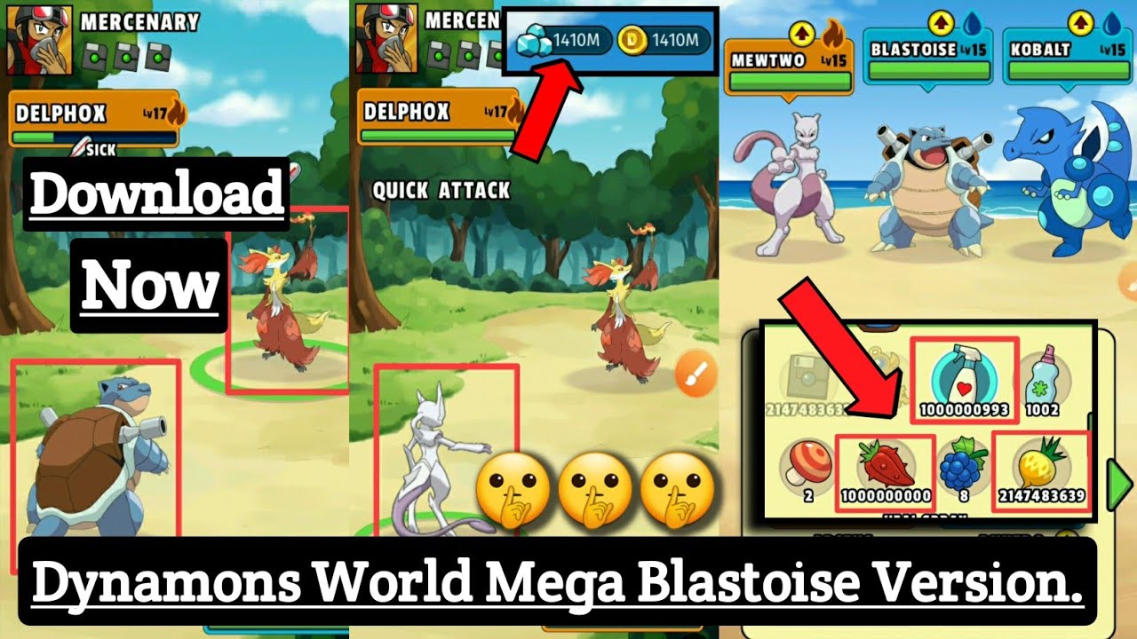 Dynamons World New Update|| Dynamons world change into pokemon world ...