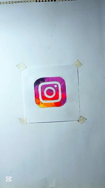 Instagram Logo Drawing ️ 🤩 #art #drawing #shorts #youtubeshorts # ...