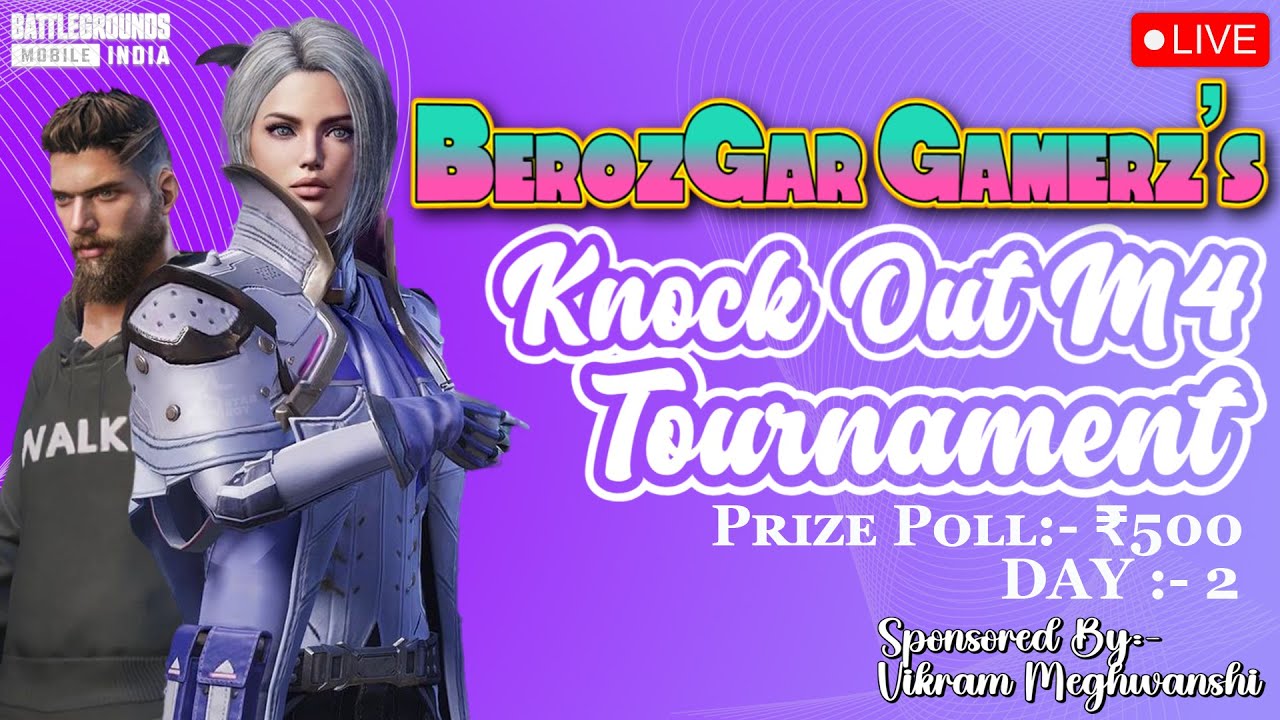 BEROZGAR GAMERZ M4 TOURNAMENT DAY 2| prize pool | uc prize pool | bgmi ...