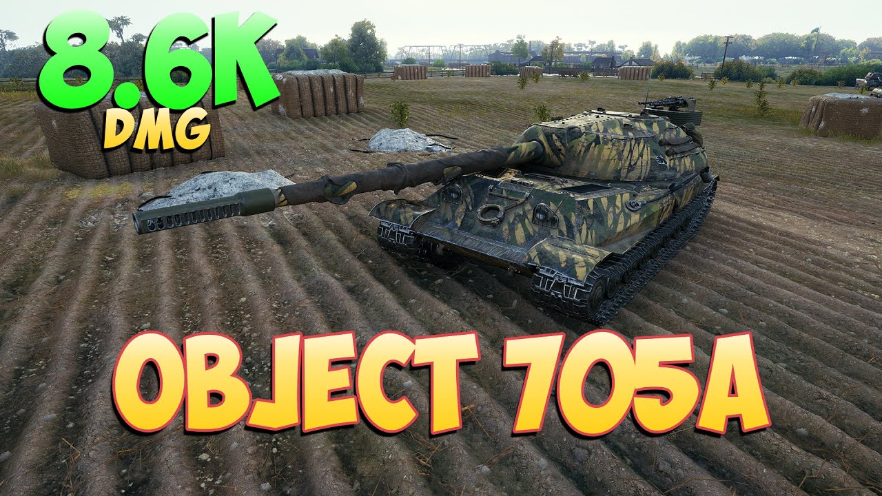 Obj 705A • Imperfection! - 3 Kills 8.6K DMG • World Of Tanks - YouTube