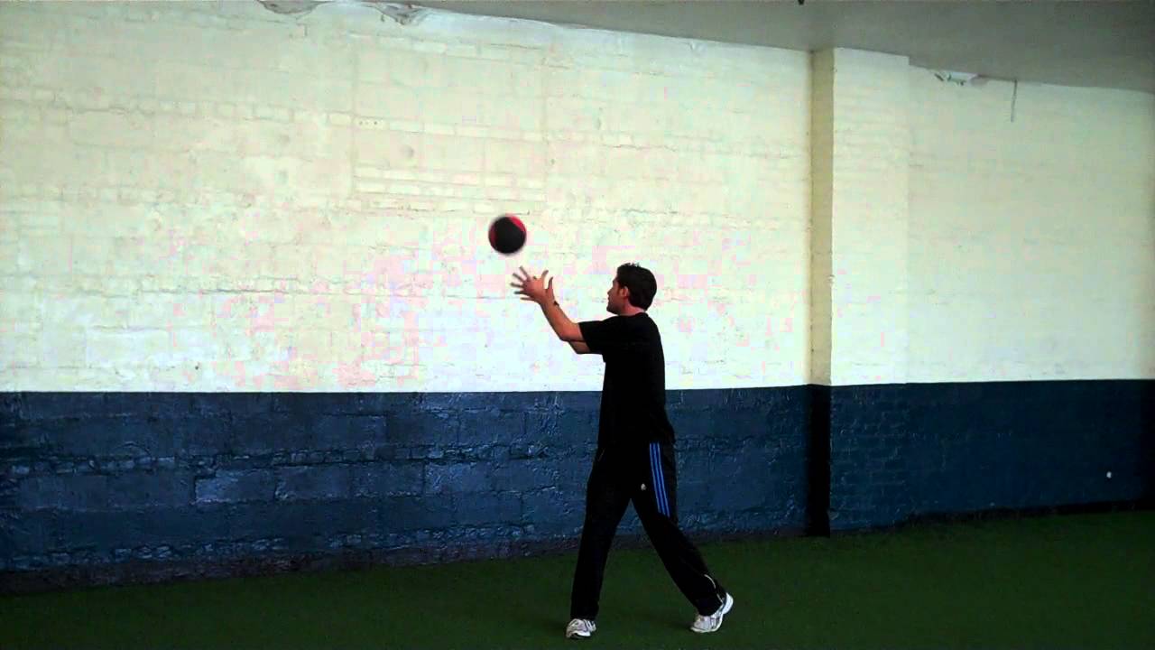 Med Ball Backwards Toss - YouTube