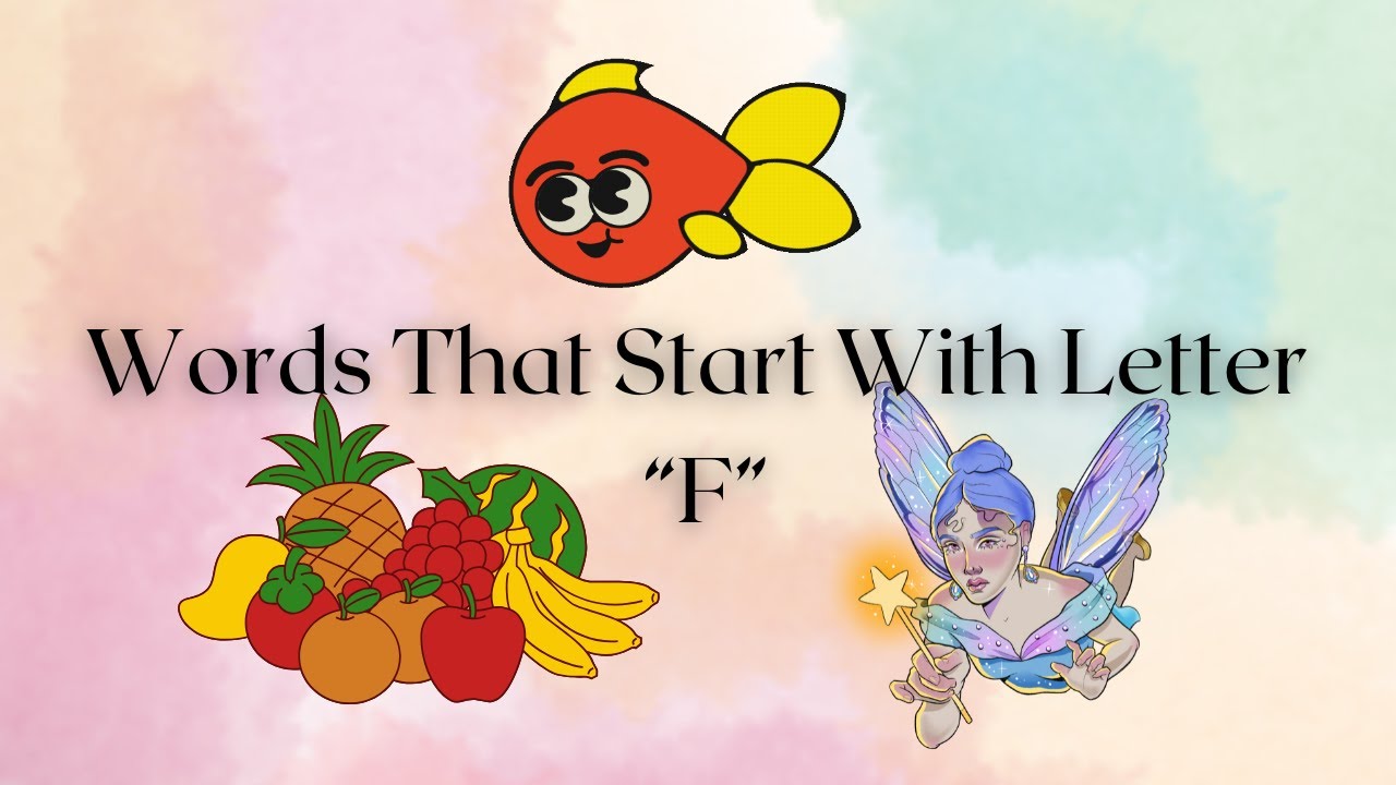 Words that start with Ff | 10 words start with Ff | Phonics | KIds ...