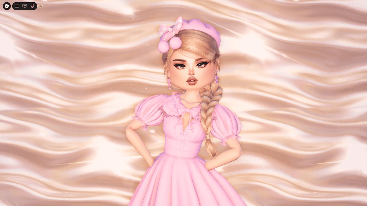 🚗💅 Think Pink: Barbie’s Movie Driving Outfit in Dress to Impress 🎀🌸 ...