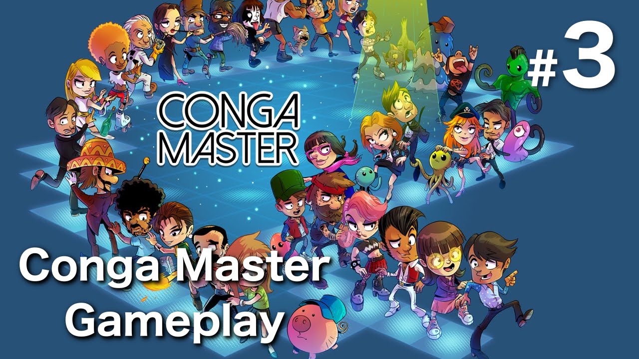 Conga Master Gameplay Part 3 - Throwing some shapes - Let's Play Conga ...
