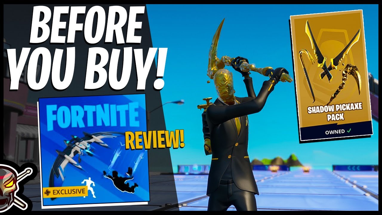 SHADOW PICKAXE PACK | *NEW* PS4 Exclusive Pack | Gameplay! Before You ...