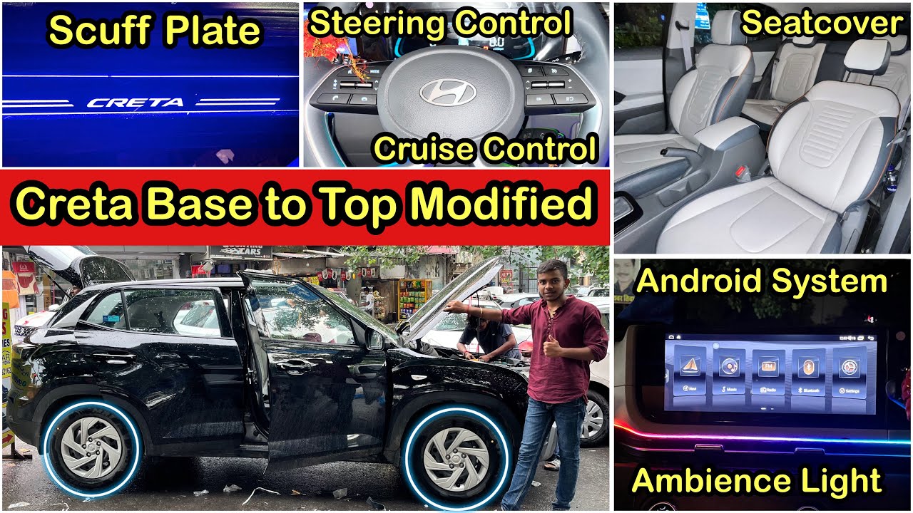 CRETA 2024 BASE TO TOP MODIFIED🔥CRETA FACELIFT MODIFICATION🔥CRETA ...