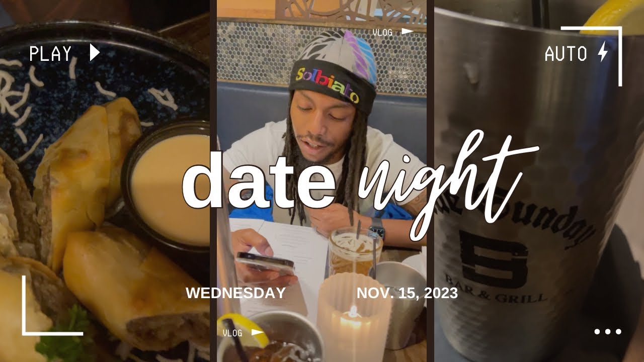 WEDNESDAY | DATE NIGHT x Mini Vlog | HappyHour |NEW RESTAURANT | LAUGHS ...