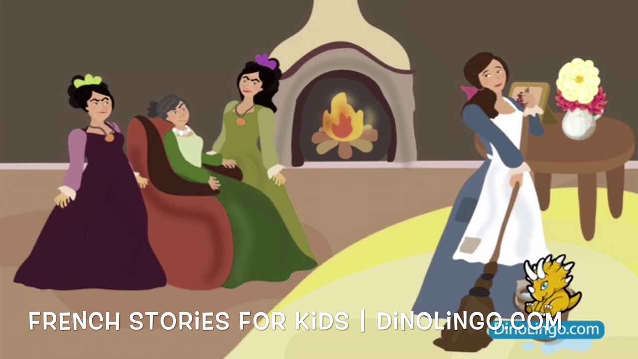 French Books for kids - Cinderella- Learn French for kids - Dinolingo ...