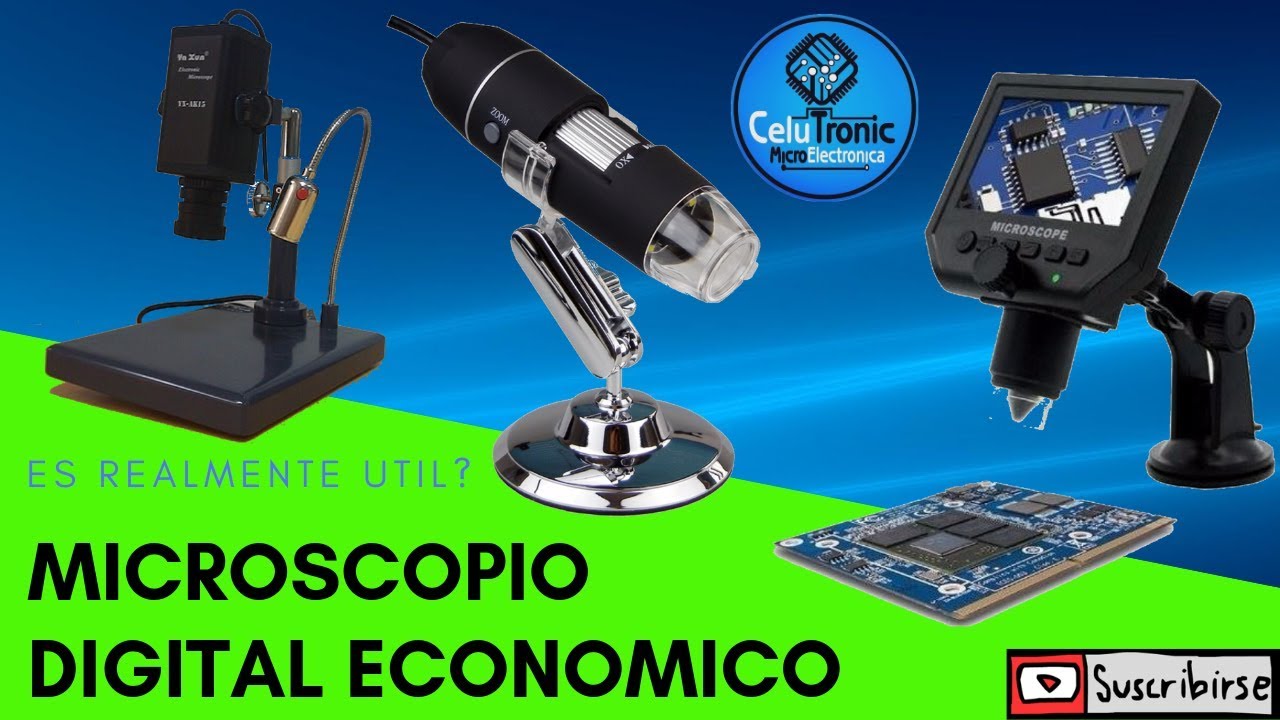 MICROSCOPIOS DIGITALES ECONOMICOS - YouTube