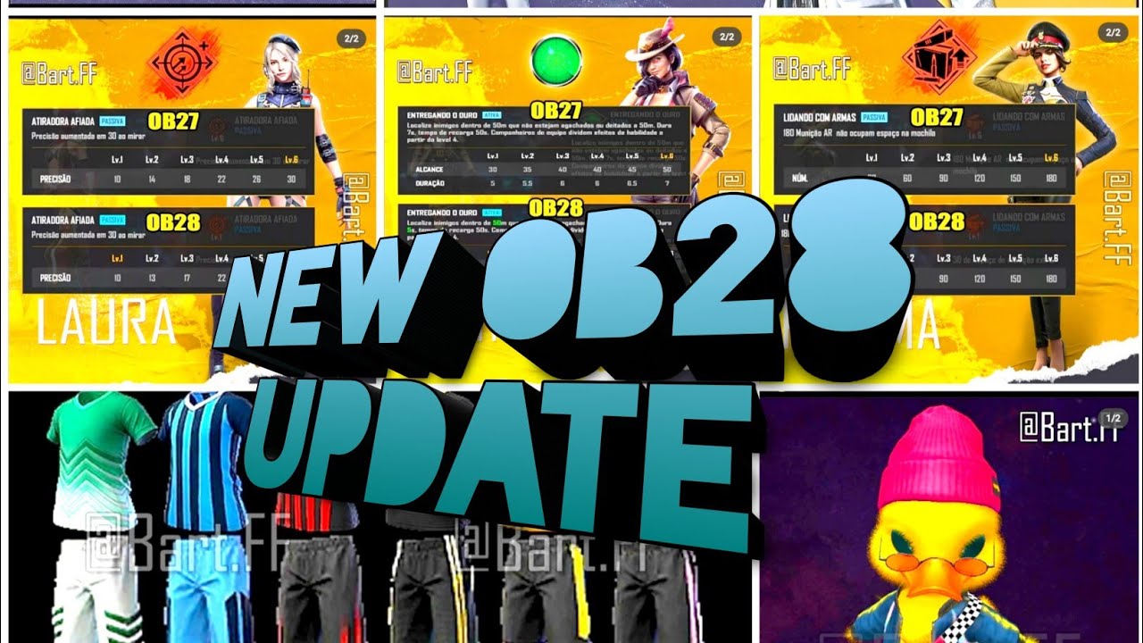 NEW OB28 UPDATE IN FREE FIRE - YouTube