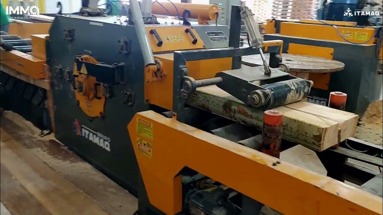 Linha de Serraria Embalagem Eucalipto | IMMA- Grupo ITAMAQ - YouTube