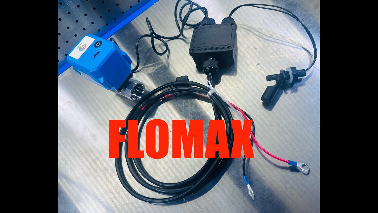 Flomax electronic float valve - YouTube