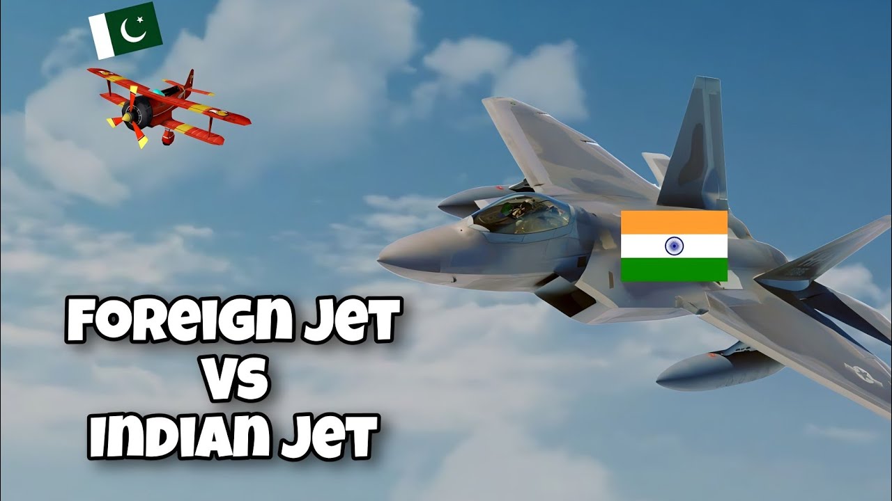 Foreign jet plane vs. Indian jet plane | Who is win after fight? Watch ...