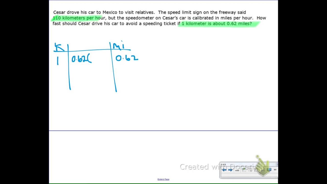 Unit Conversions with Tables and Equations - YouTube