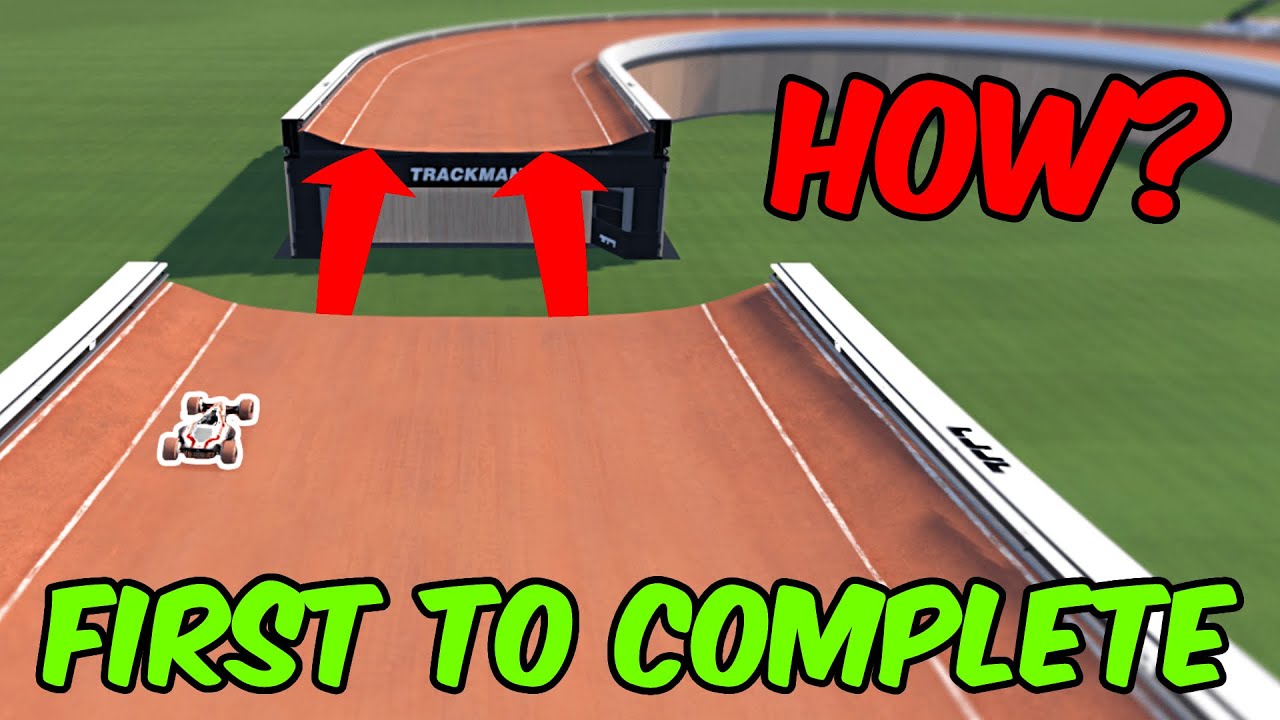 i was the first person to finish this map (trackmania) - YouTube