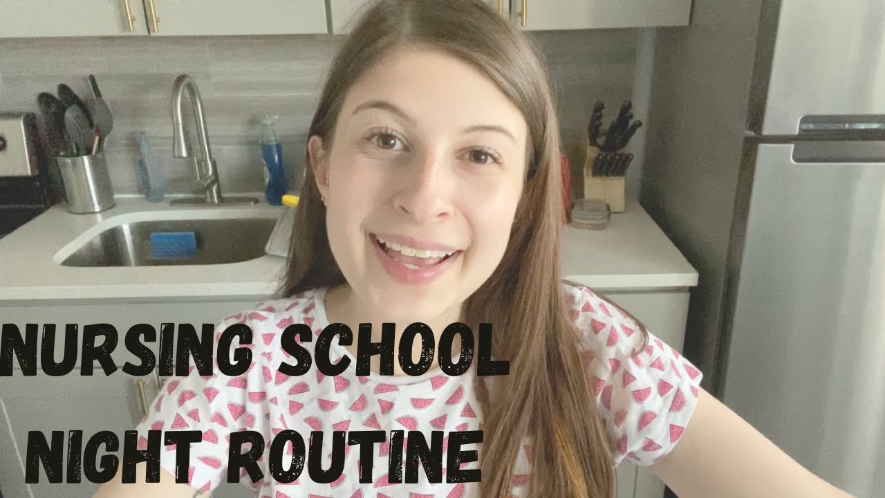 Night Routine: Online Nursing School - YouTube