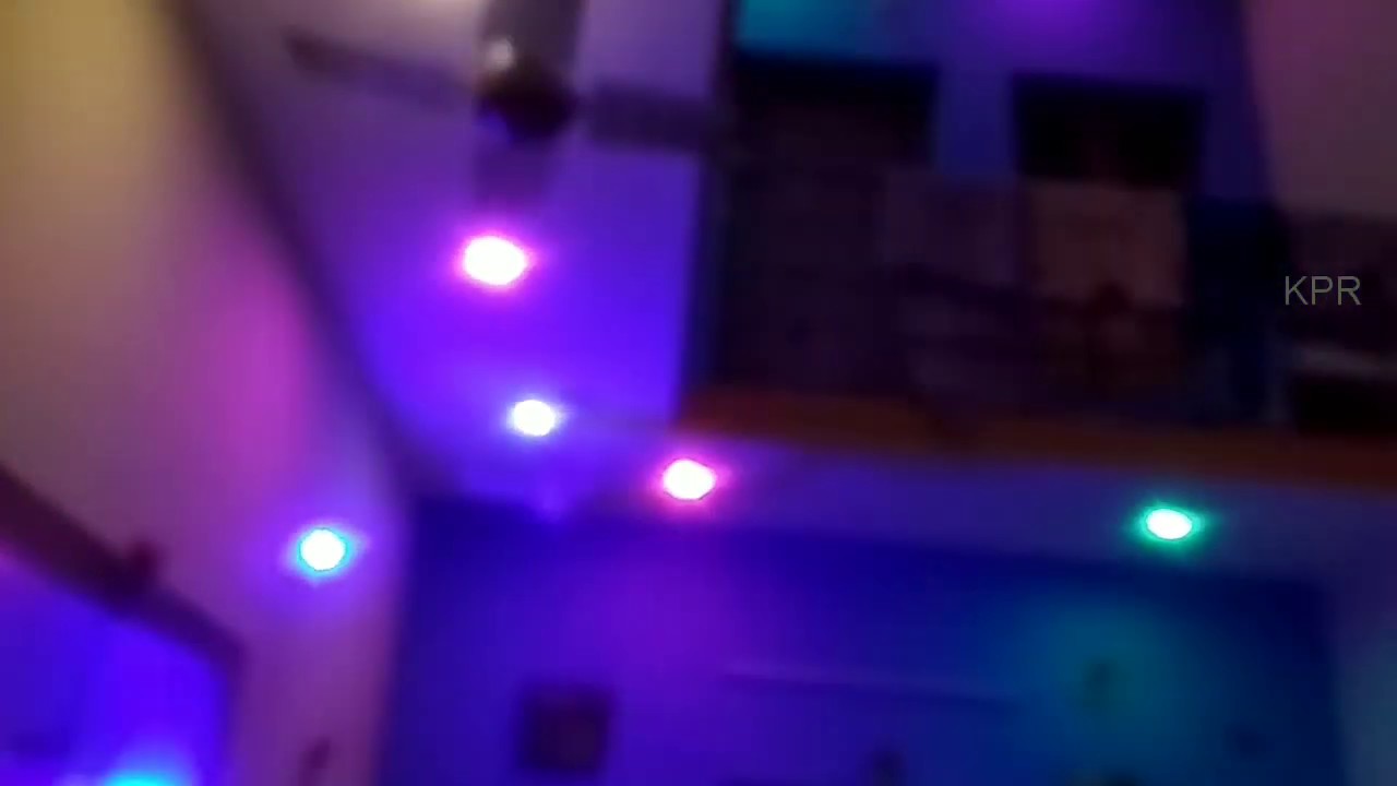 House Interior Decoration with RAINBOW COLOUR lights - YouTube