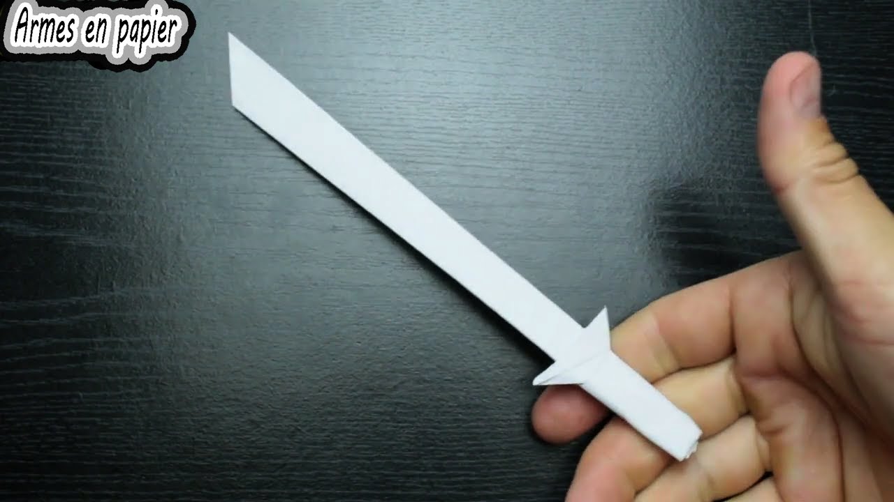 Katana En Papier Facile: Tuto Sabre En Papier Facile – ITVQ