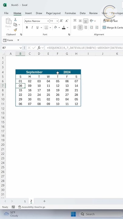 Drop down calendar in Excel 🤯‼️#computer #knowledge #excel #viralpage #like4likes #shorts# ...