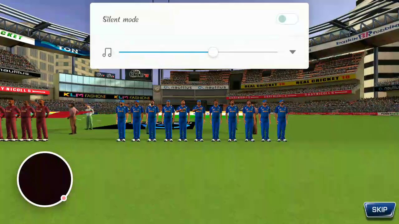 Real cricket 18 national anthem gameplay - YouTube