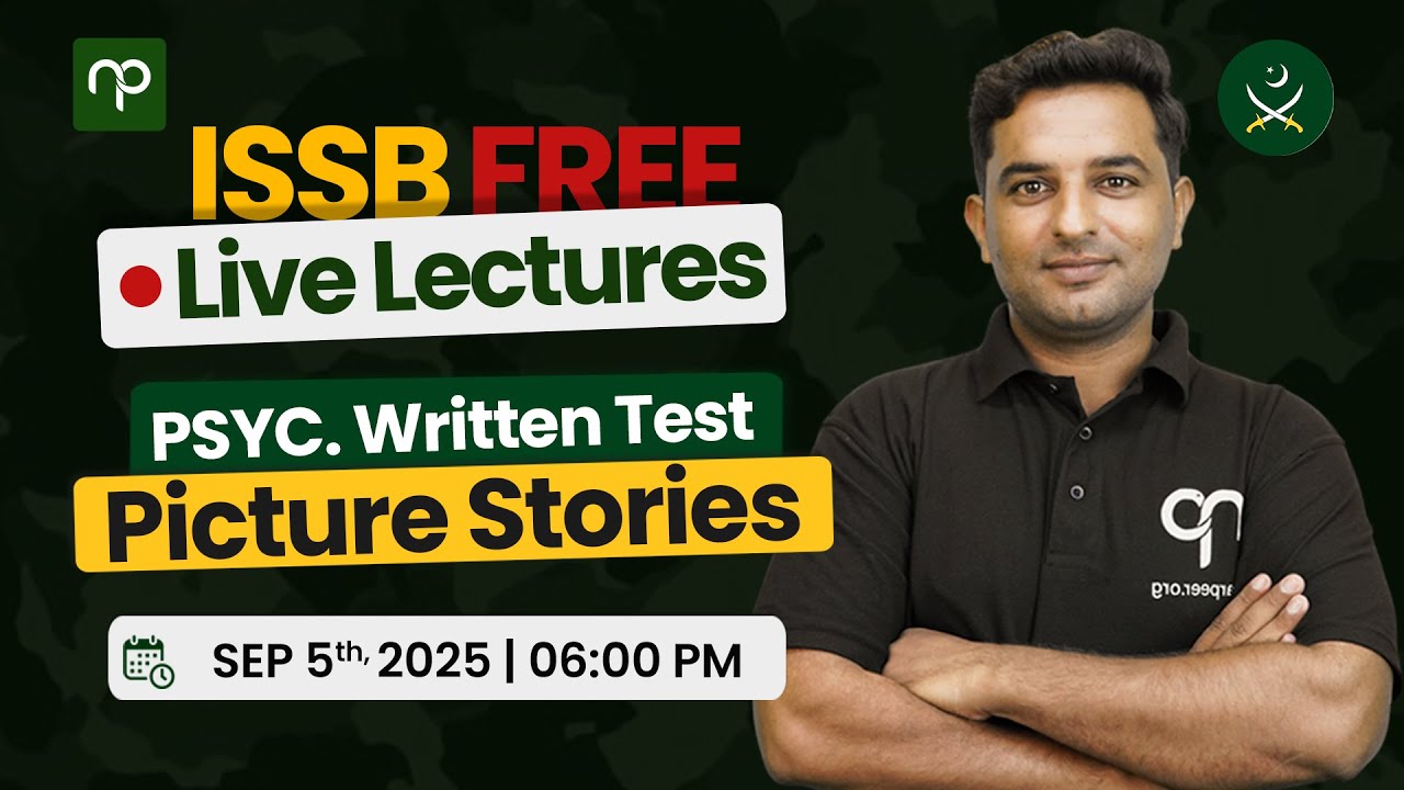 ISSB Lecture #2 | Psych. Written Test | Picture Stories - YouTube