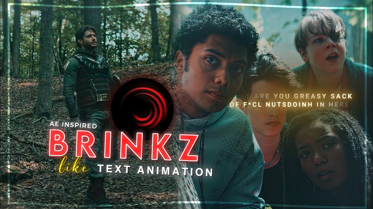 Ae inspired Text Animation Like @Brinkz.AE1 In After Motion | 3D Text | Free XML - YouTube
